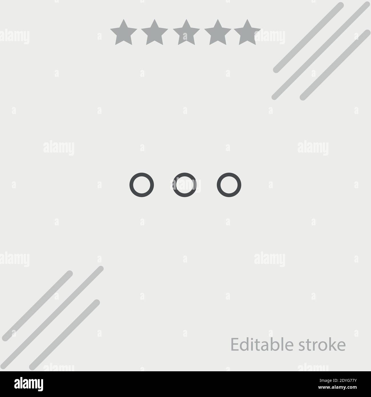 three dots vector icon modern simple vector illustration Stock Vector ...