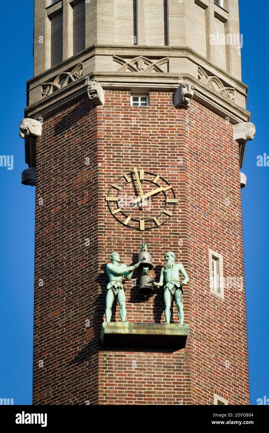 tower of the Haus Neuerburg building at the square Guelichplatz in the ...