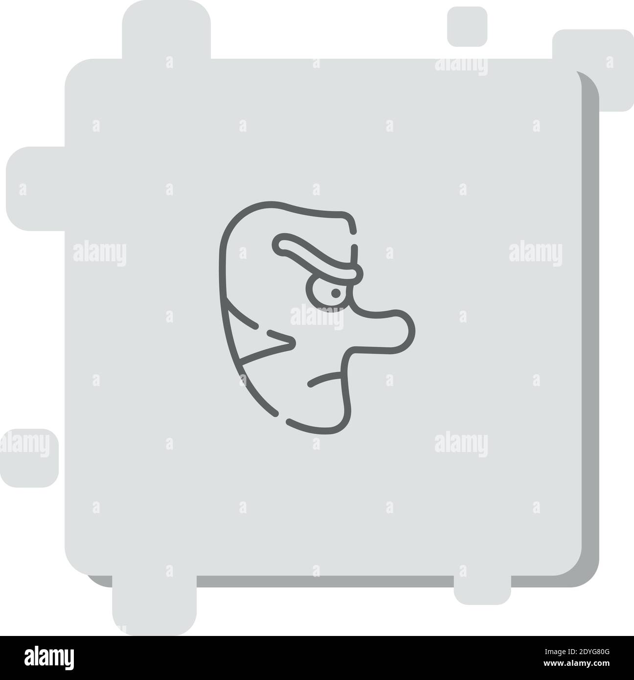 tengu vector icon modern simple vector illustration Stock Vector Image ...