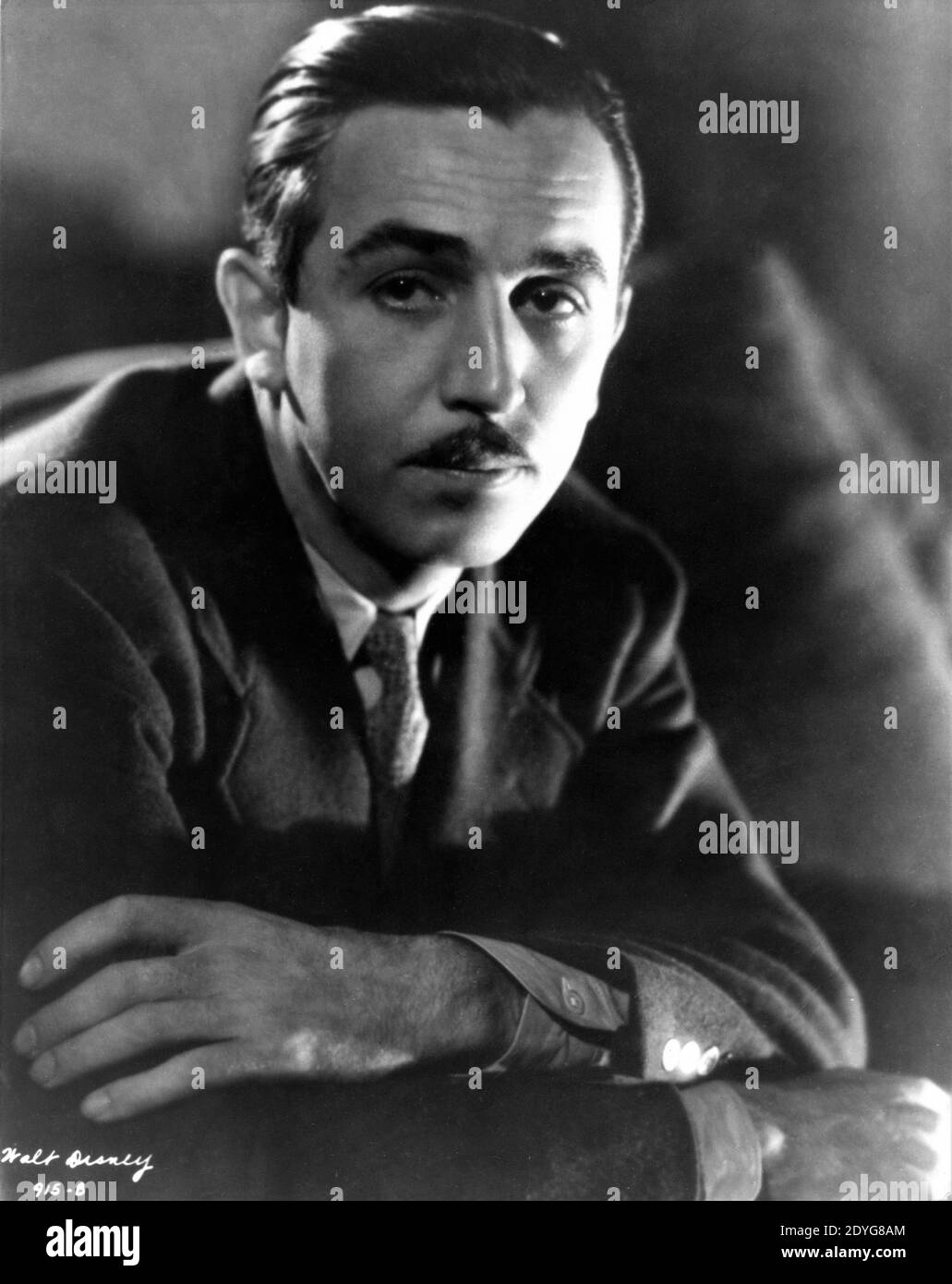 WALT DISNEY 1934 Portrait by CLARENCE SINCLAIR BULL taken at the time ...
