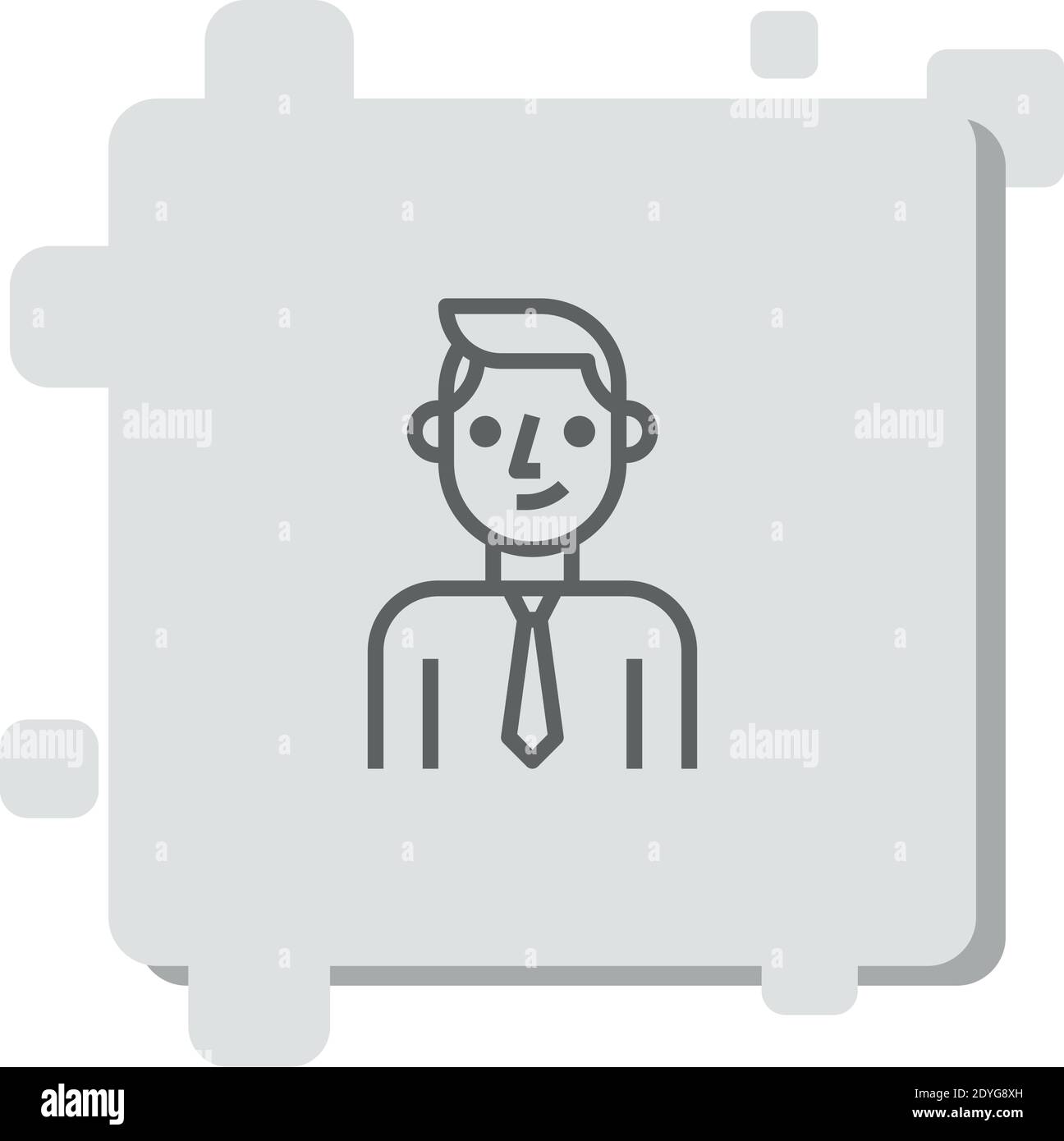 businessman vector icon modern simple vector illustration Stock Vector ...