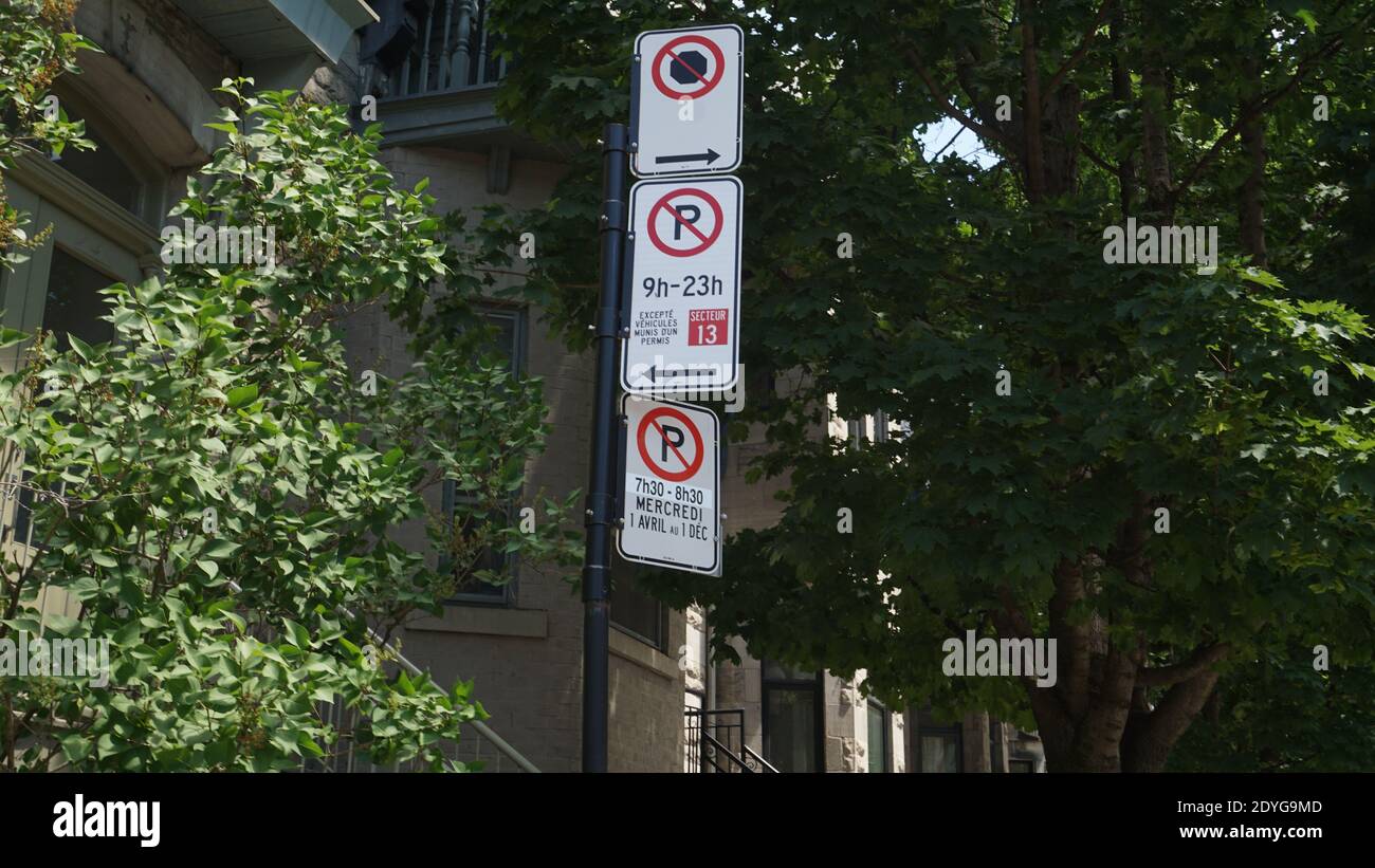 No parking sign in french hi-res stock photography and images - Alamy