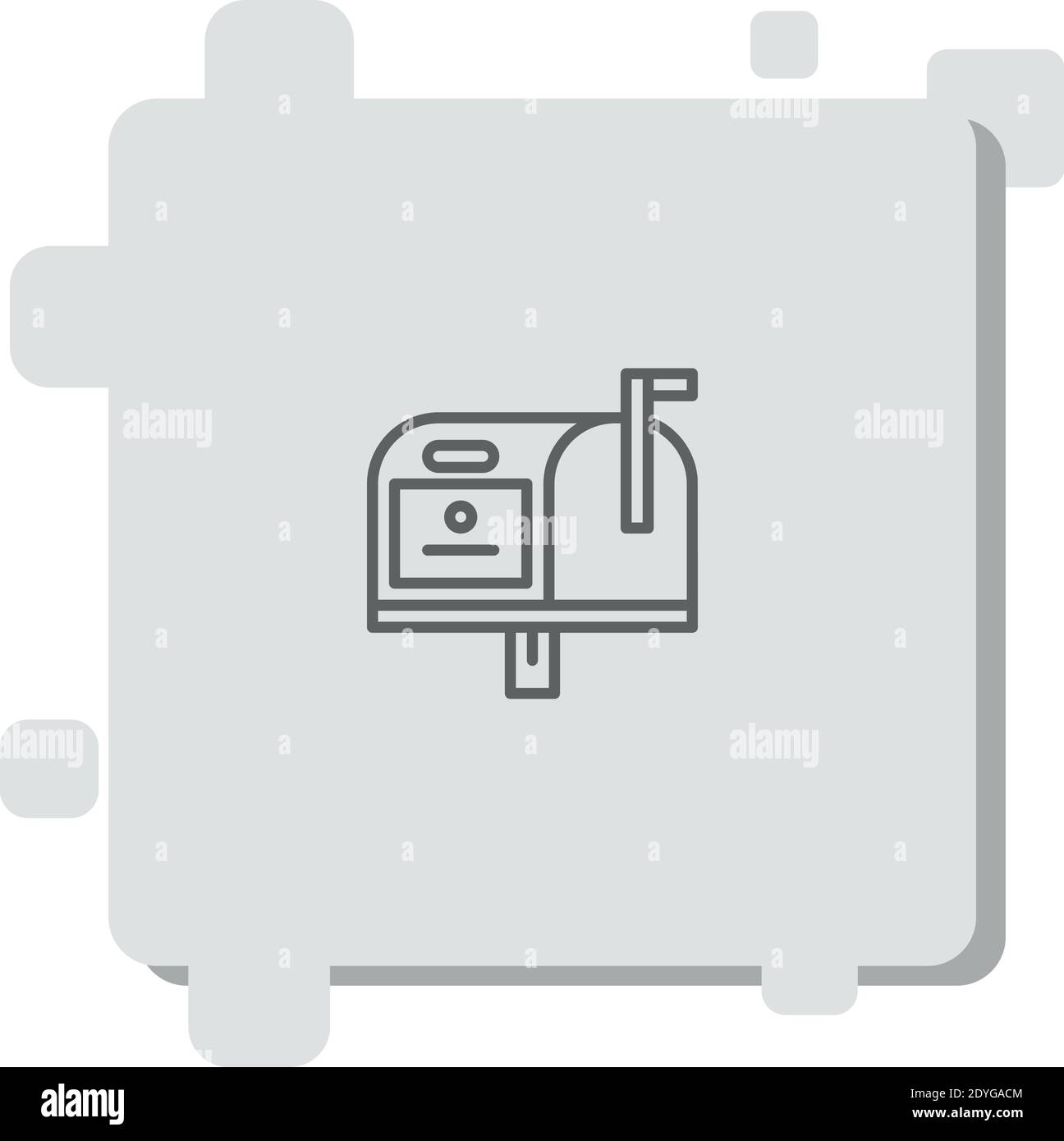 mailbox vector icon modern simple vector illustration Stock Vector ...