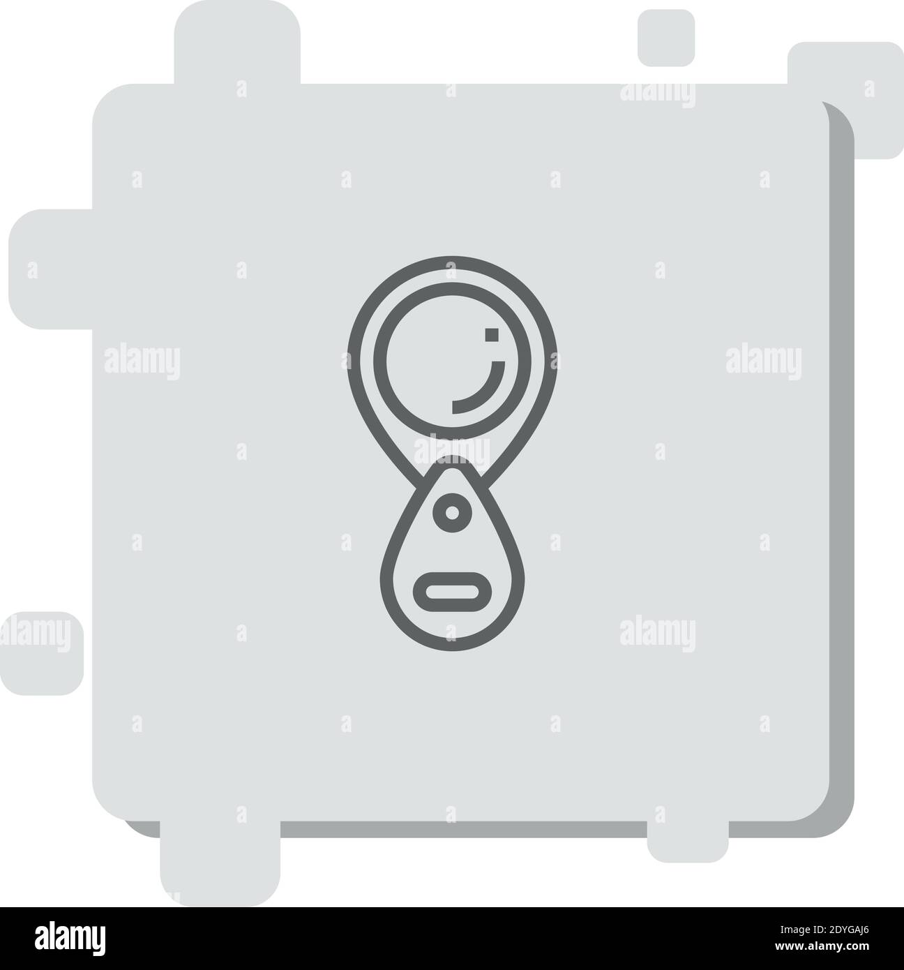magnifying vector icon modern simple vector illustration Stock Vector ...