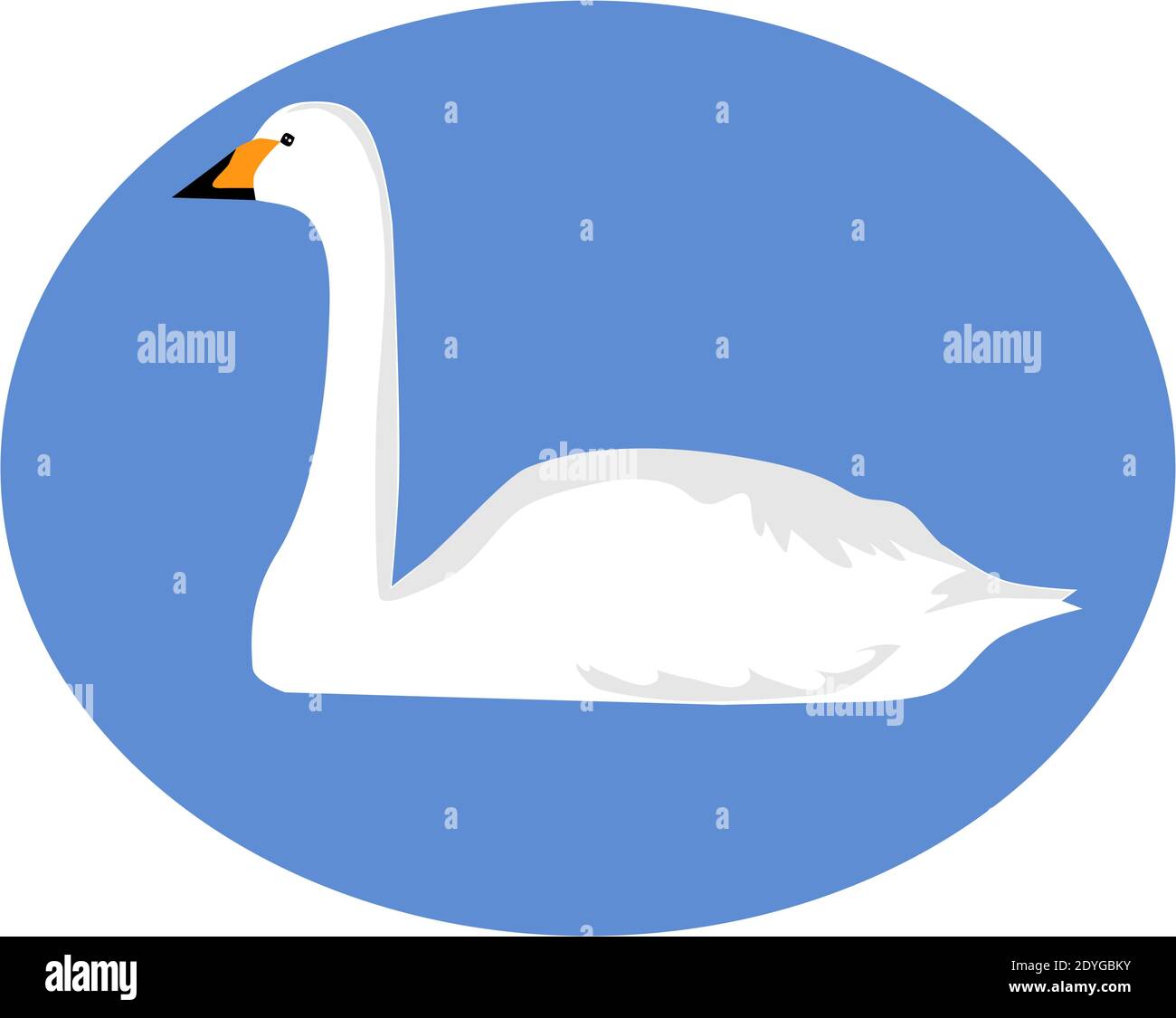 Swan vector art made by using Inkscape Stock Vector Image & Art - Alamy