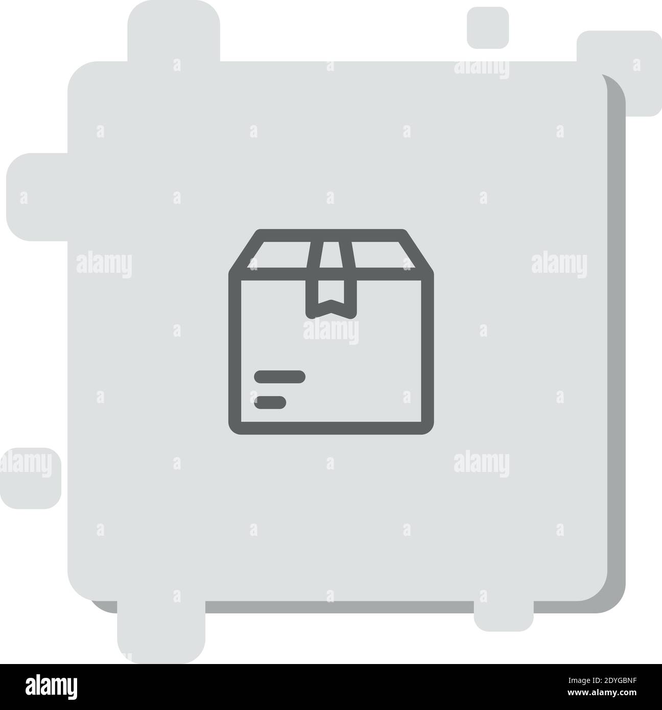 delivery box vector icon modern simple vector illustration Stock Vector Image & Art - Alamy