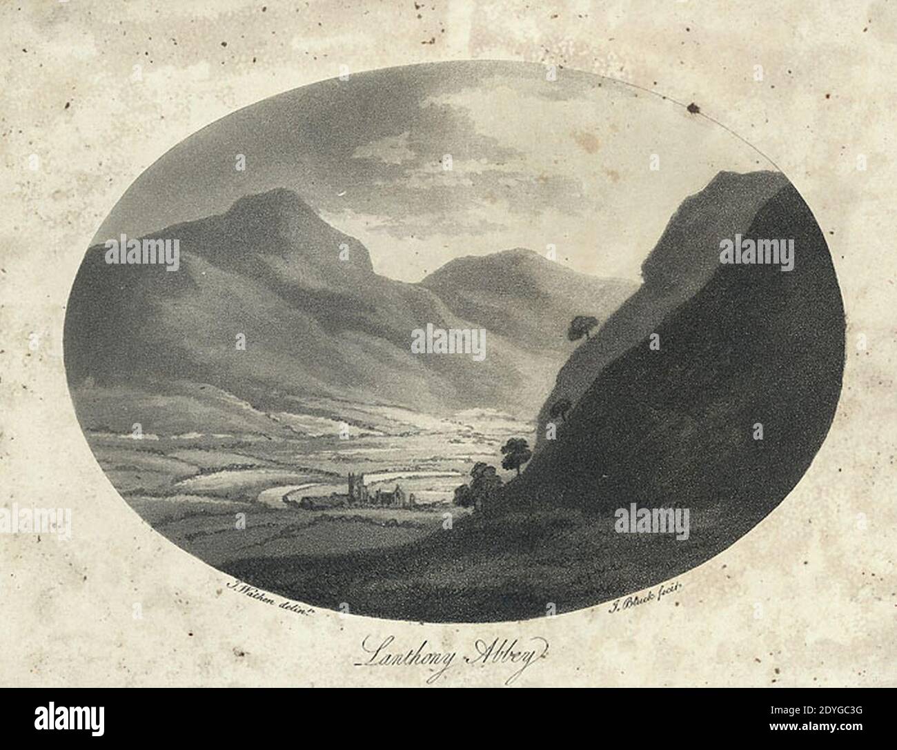 Lanthony abbey hi-res stock photography and images - Alamy