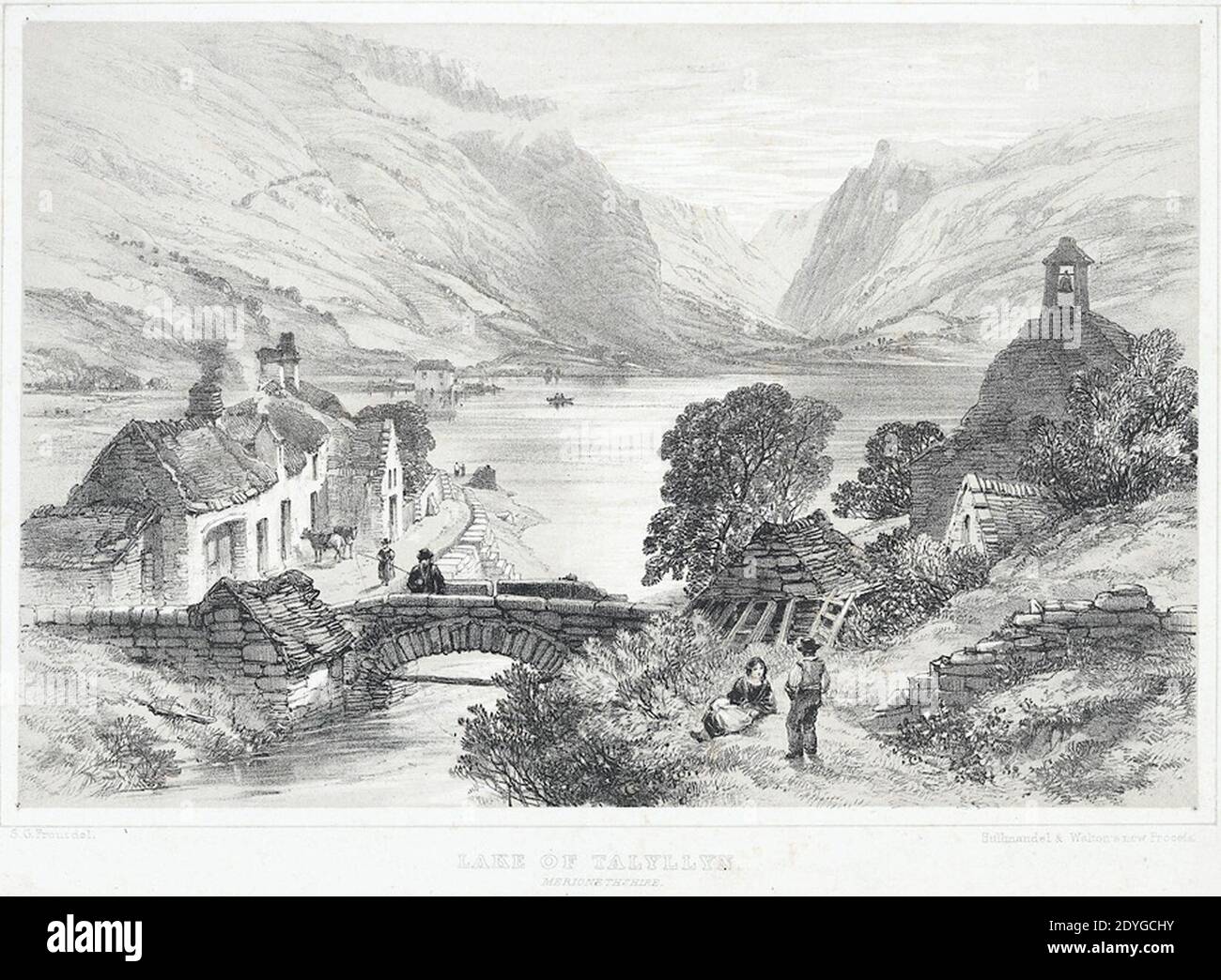 Lake of Talyllyn - Merionethshire Stock Photo - Alamy