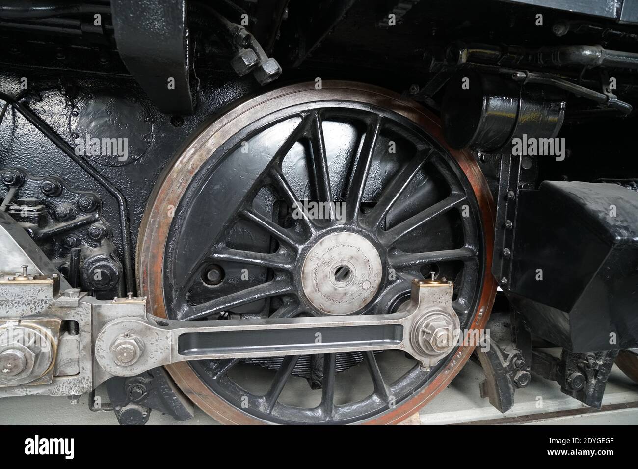 An old black steam locomotive hi-res stock photography and images - Alamy