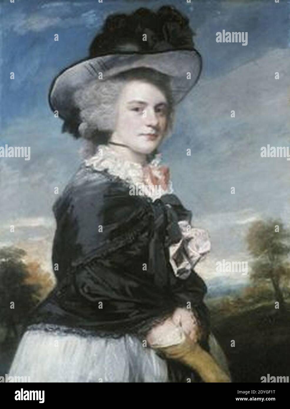 Lady Elizabeth Keppel. ( door Joshua Reynolds Stock Photo - Alamy