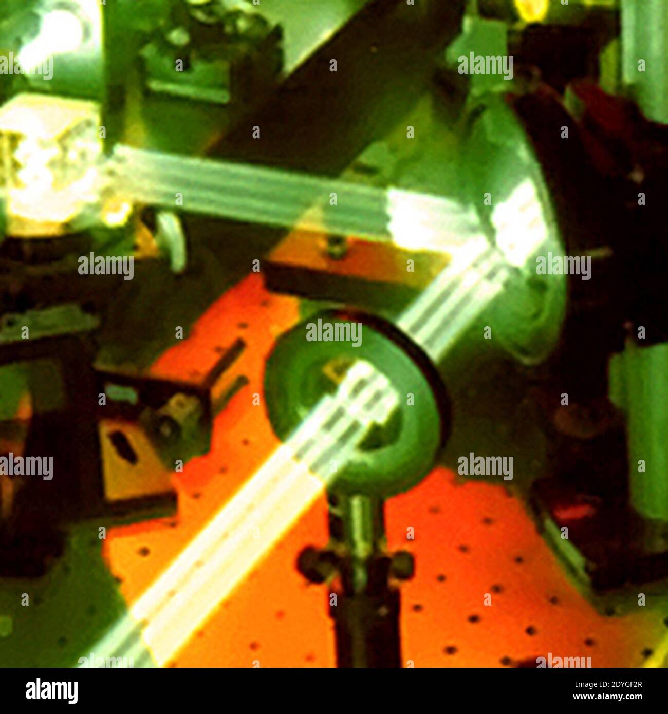 Laser mirror reflection Stock Photo - Alamy