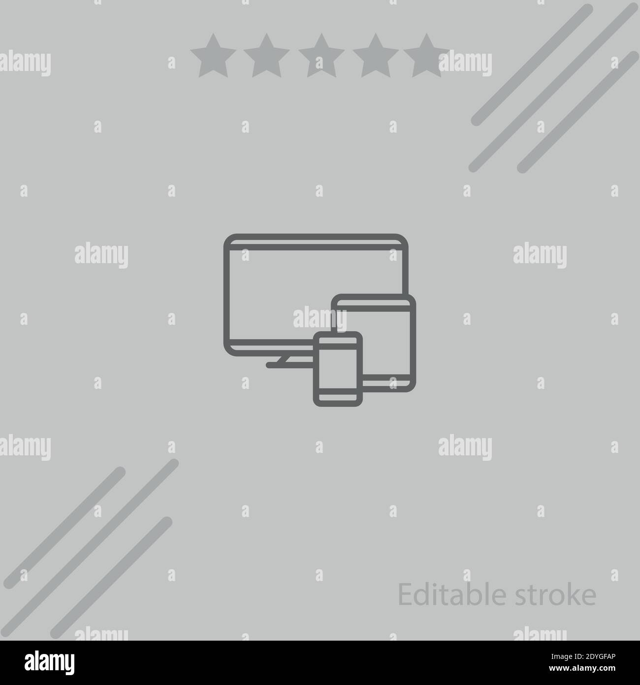 devices vector icon modern simple vector illustration Stock Vector ...