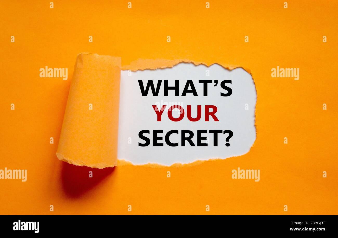 What is your secret symbol. The text 'What is your secret' appearing ...