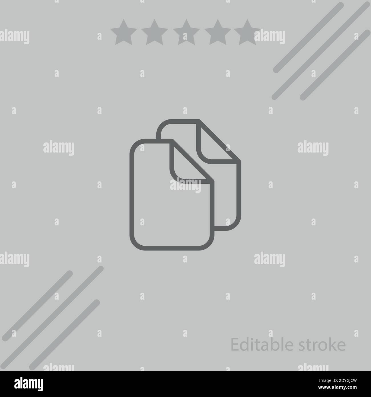copy files vector icon modern simple vector illustration Stock Vector ...