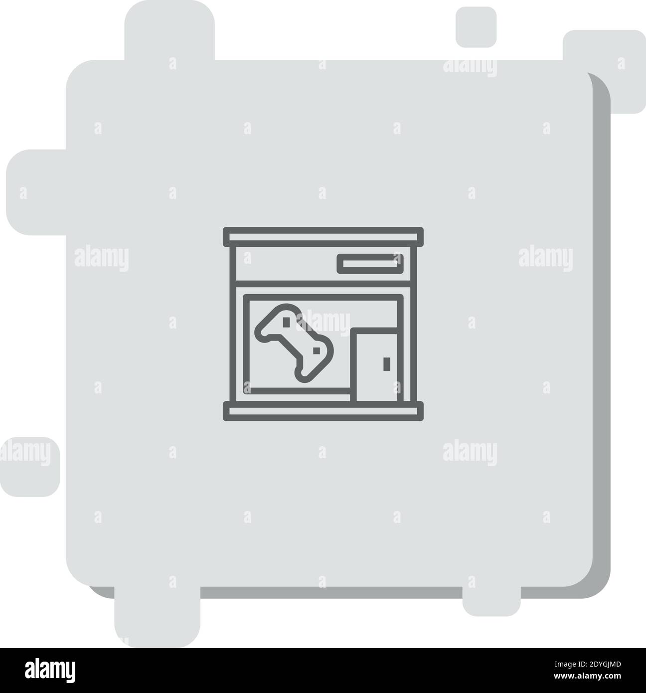 game center vector icon modern simple vector illustration Stock Vector ...