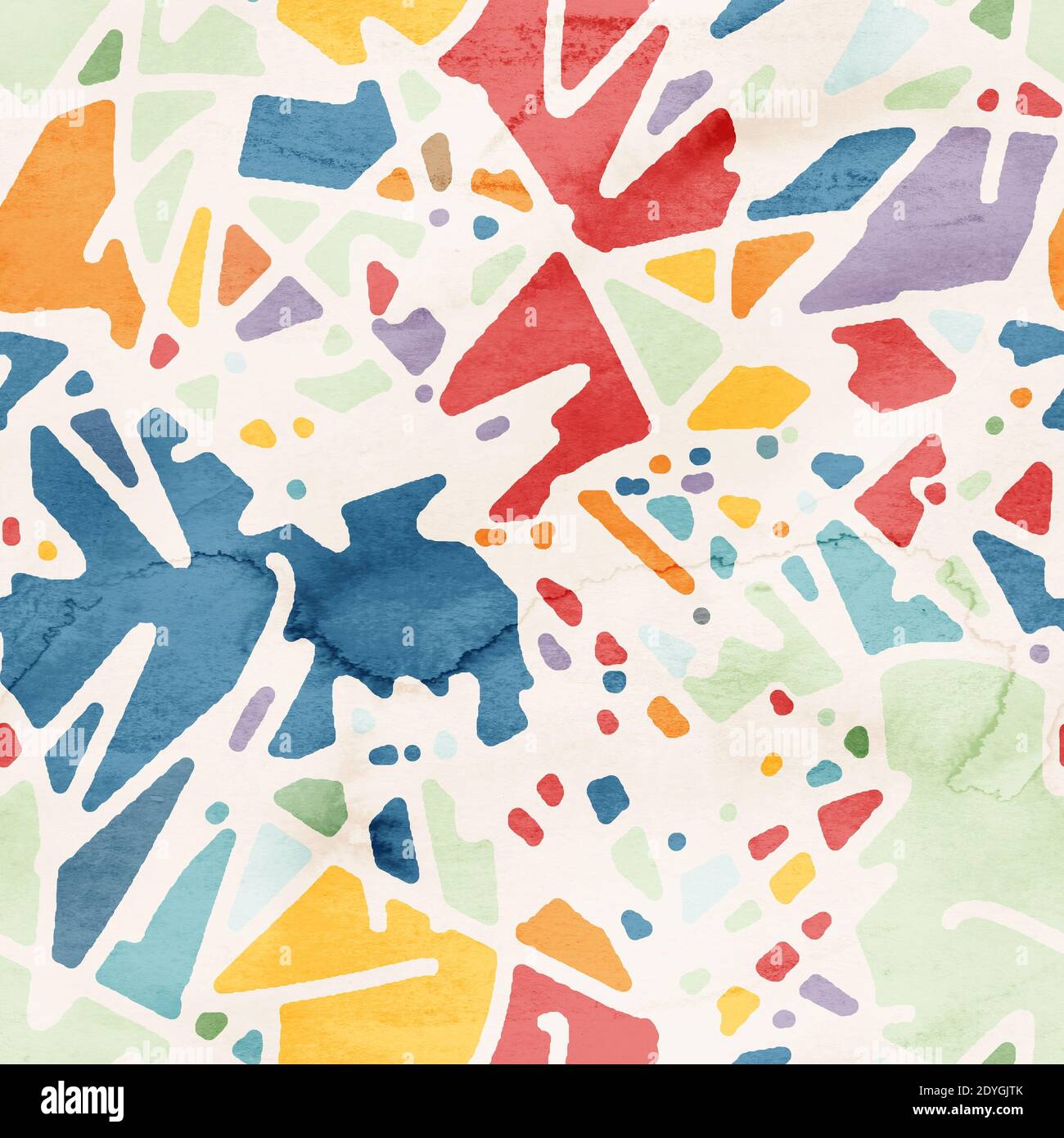 Seamless paint fills between lines naive design Stock Photo - Alamy