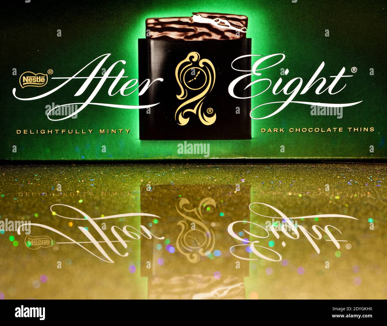 After Eight Mints Stock Photo - Alamy