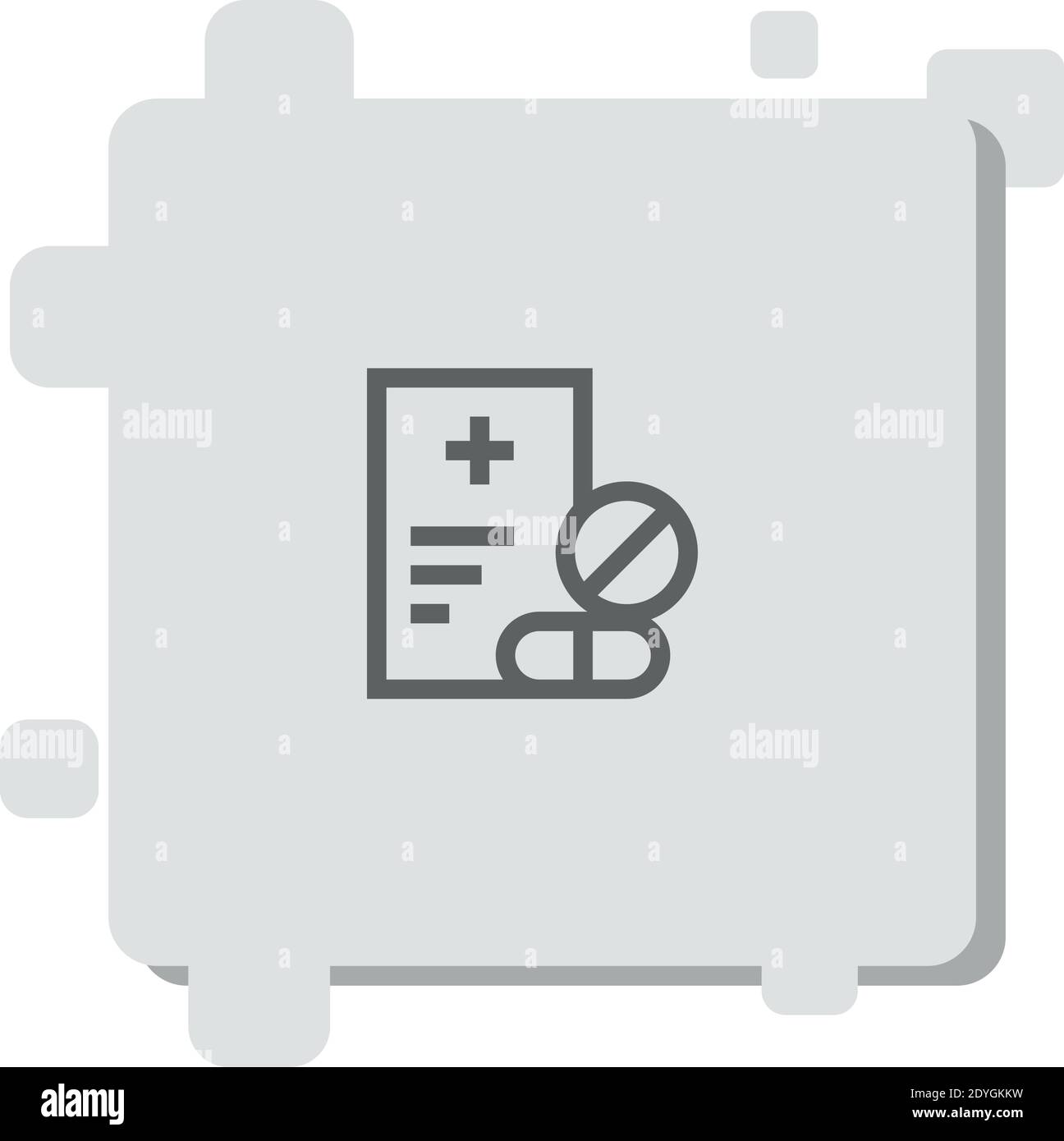 medical report vector icon modern simple vector illustration Stock ...