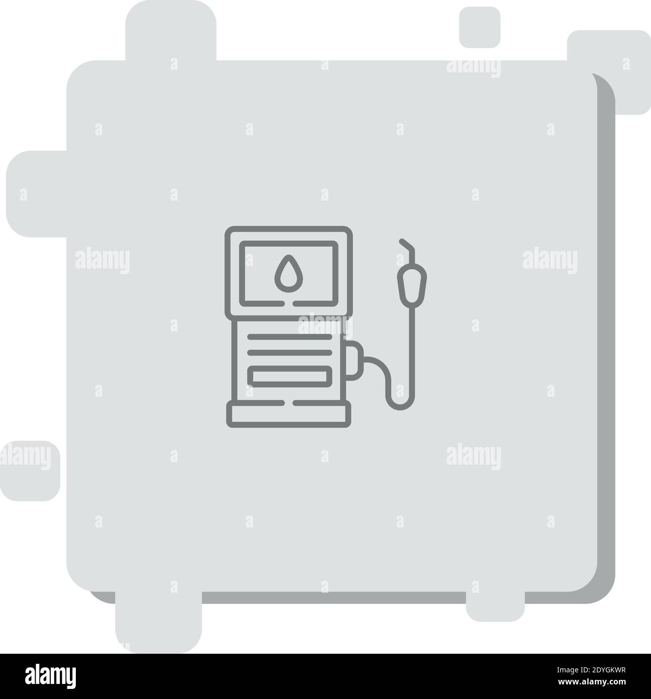 gas station vector icon modern simple vector illustration Stock Vector ...