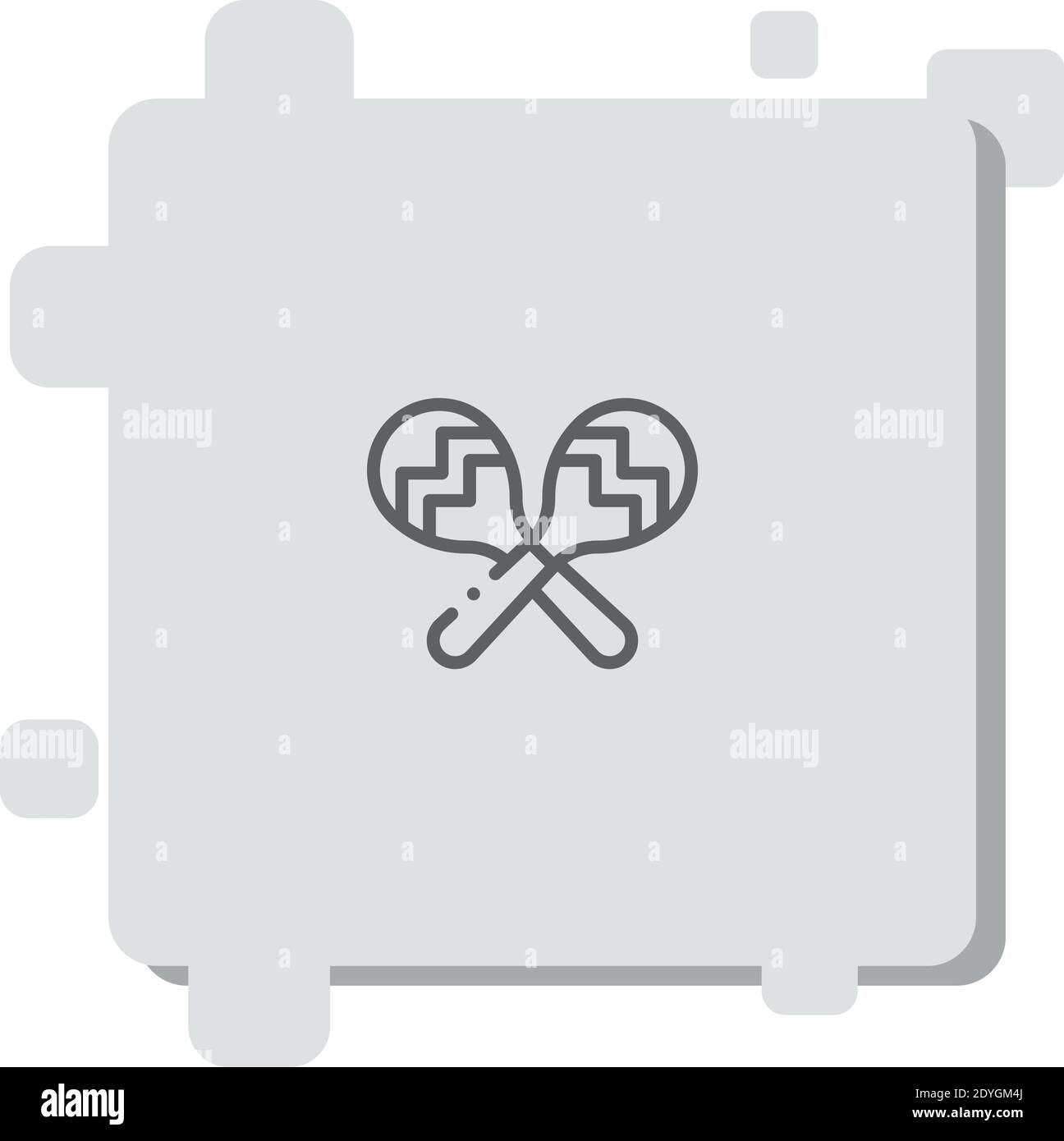 maracas vector icon modern simple vector illustration Stock Vector ...