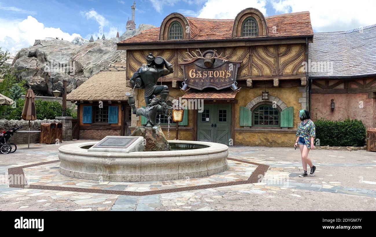 Orlando, FL USA - July 25, 2020: The front of Gaston's Tavern ...