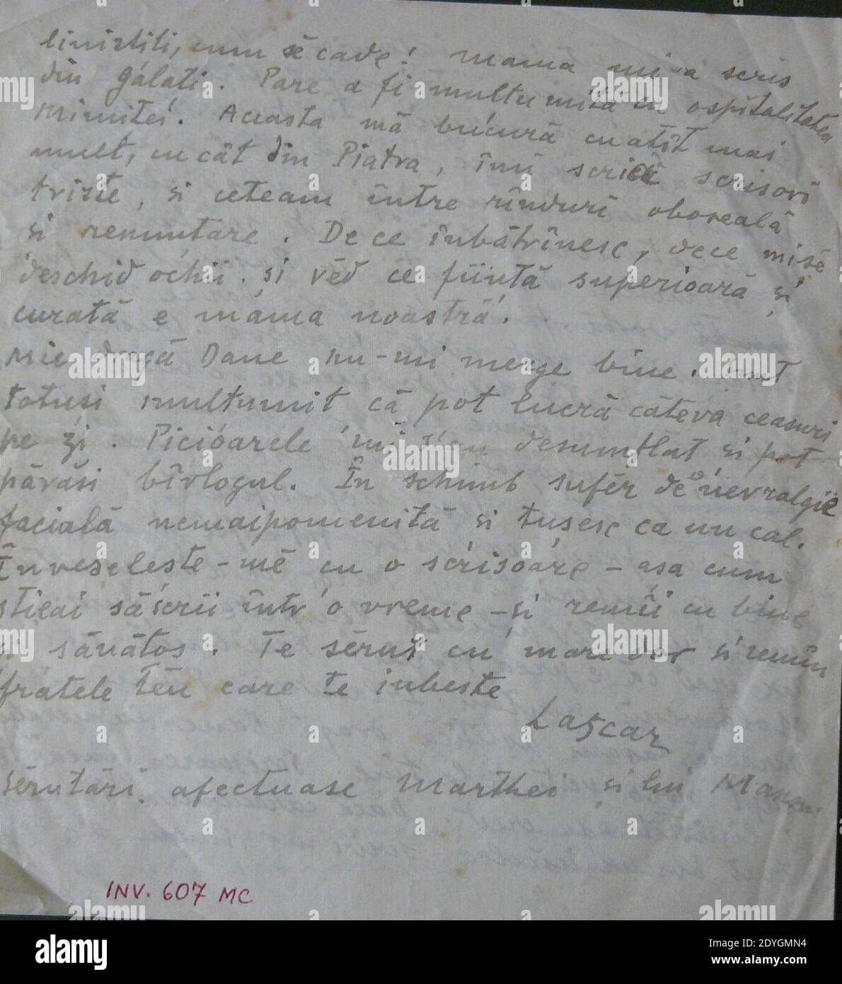 Lascar Vorel - Scrisoare (2 Stock Photo - Alamy