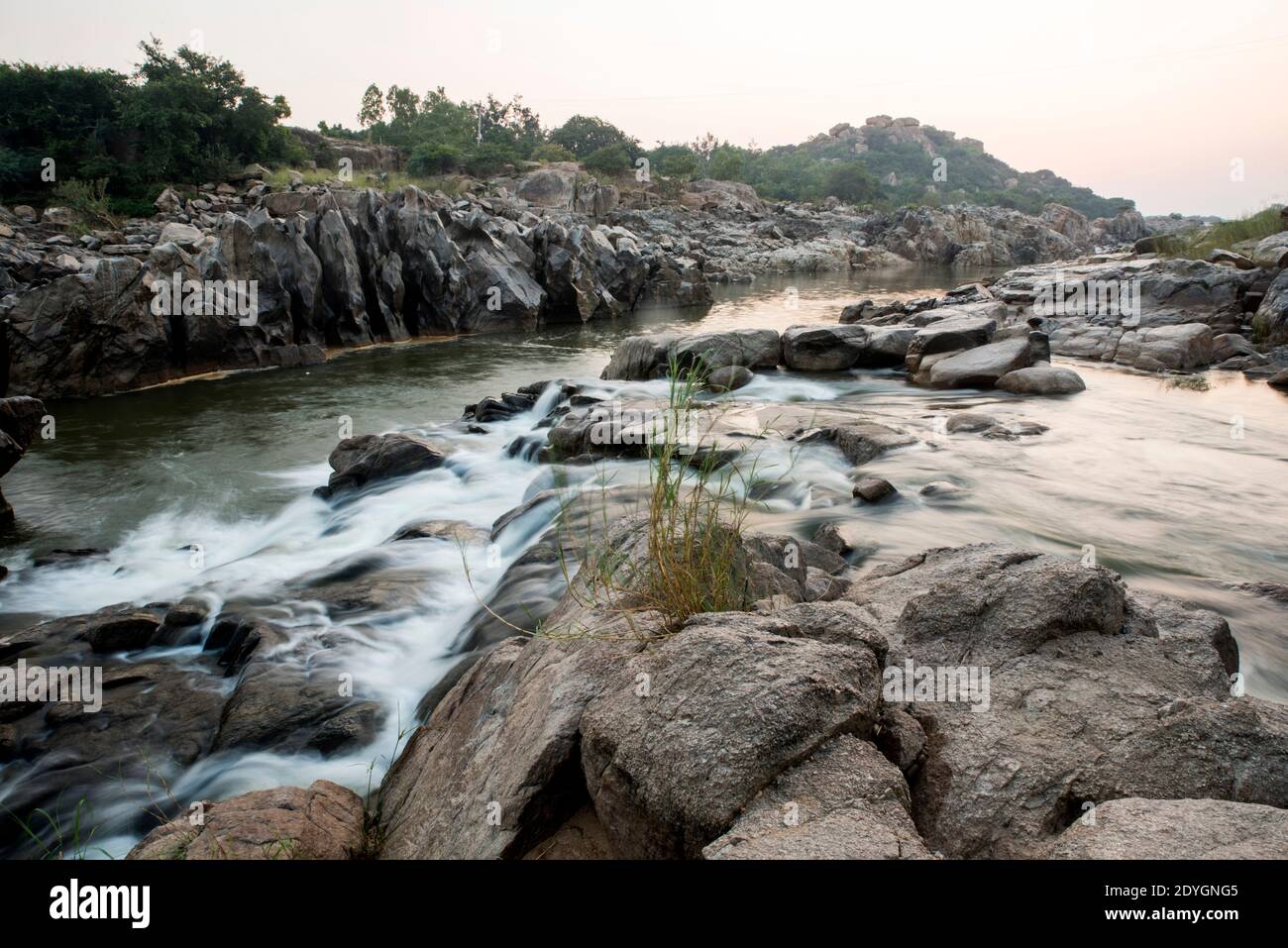 Hampi waterfall hi-res stock photography and images - Alamy