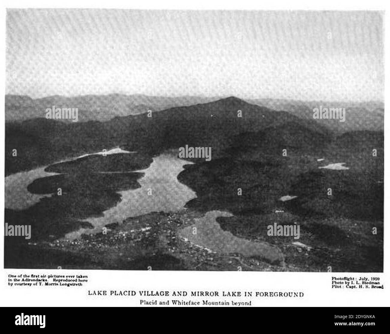 Lake Placid circa 1920 ALD Stock Photo - Alamy