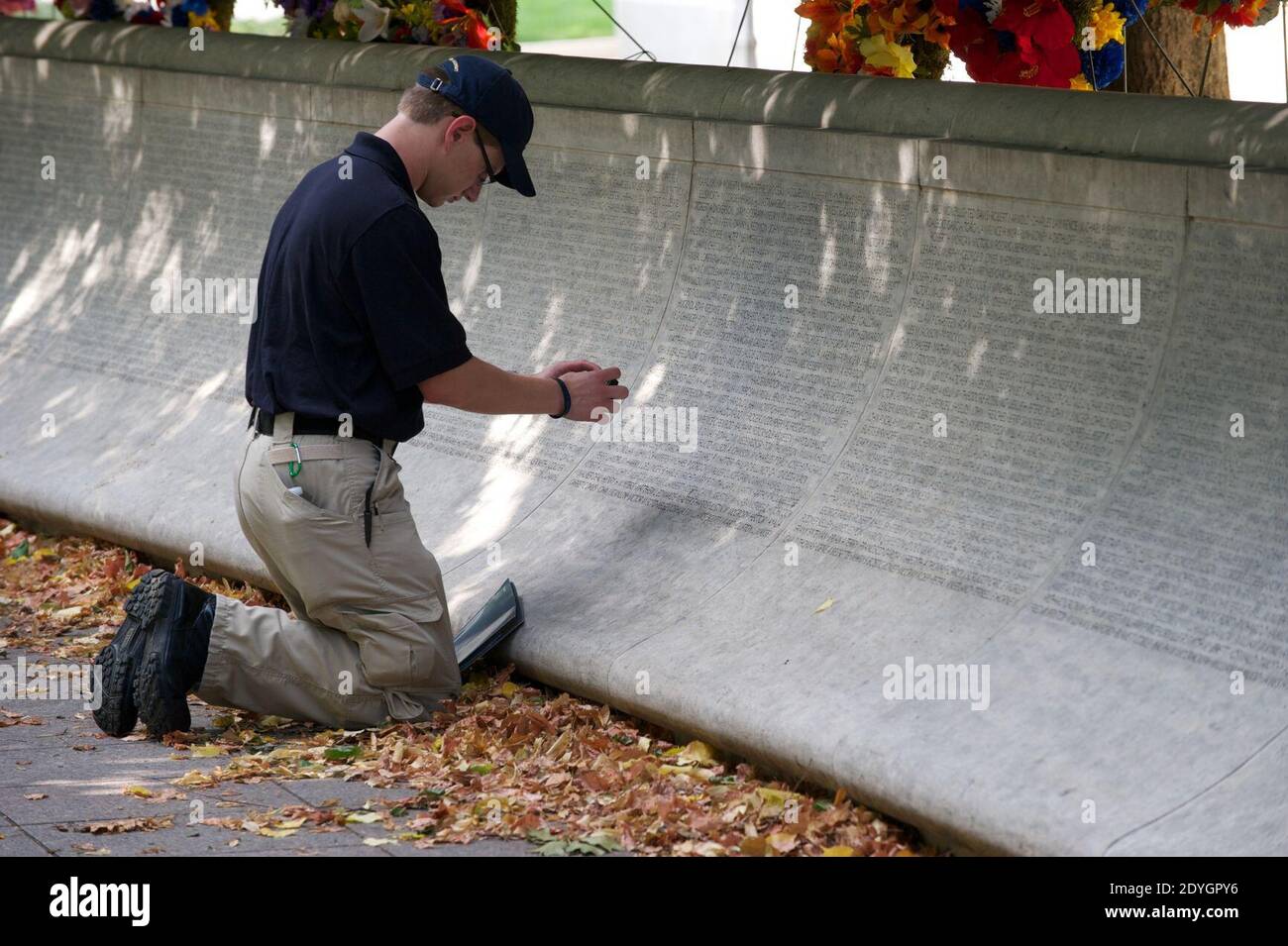 Law enforcement explorer traces names at the National Law Enforcement ...