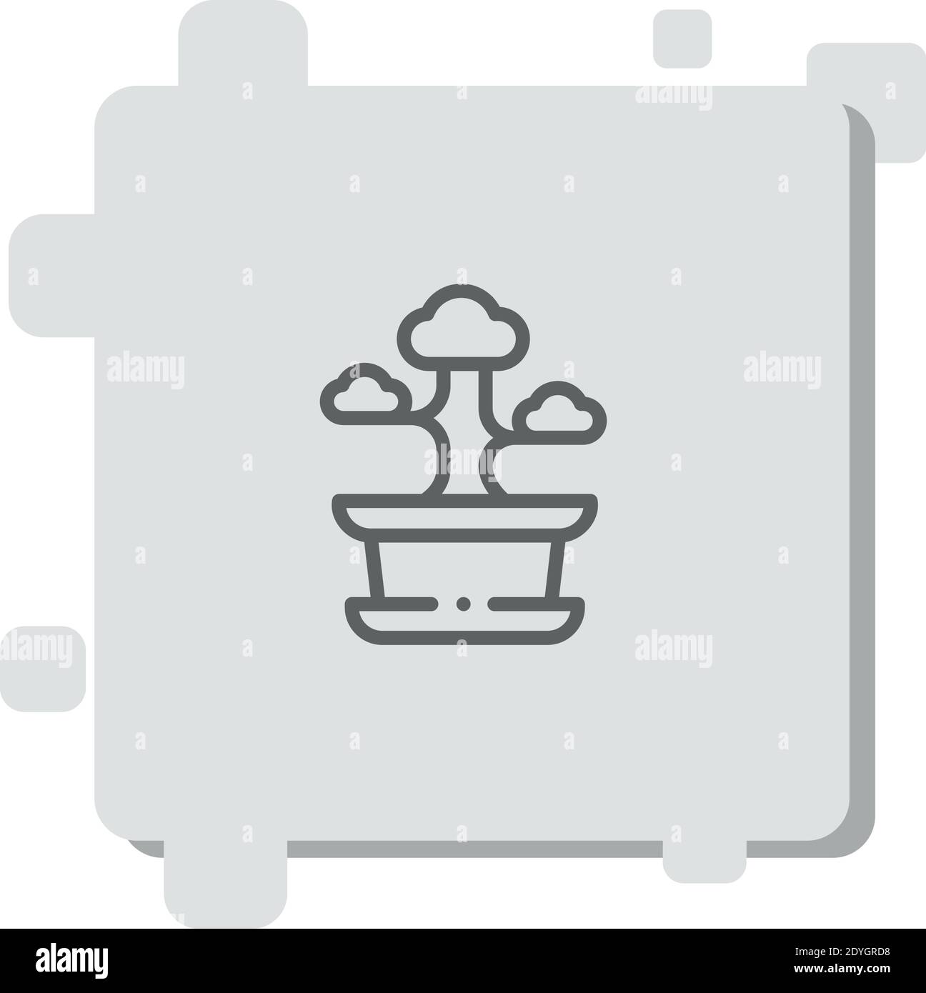 bonsai vector icon modern simple vector illustration Stock Vector Image ...
