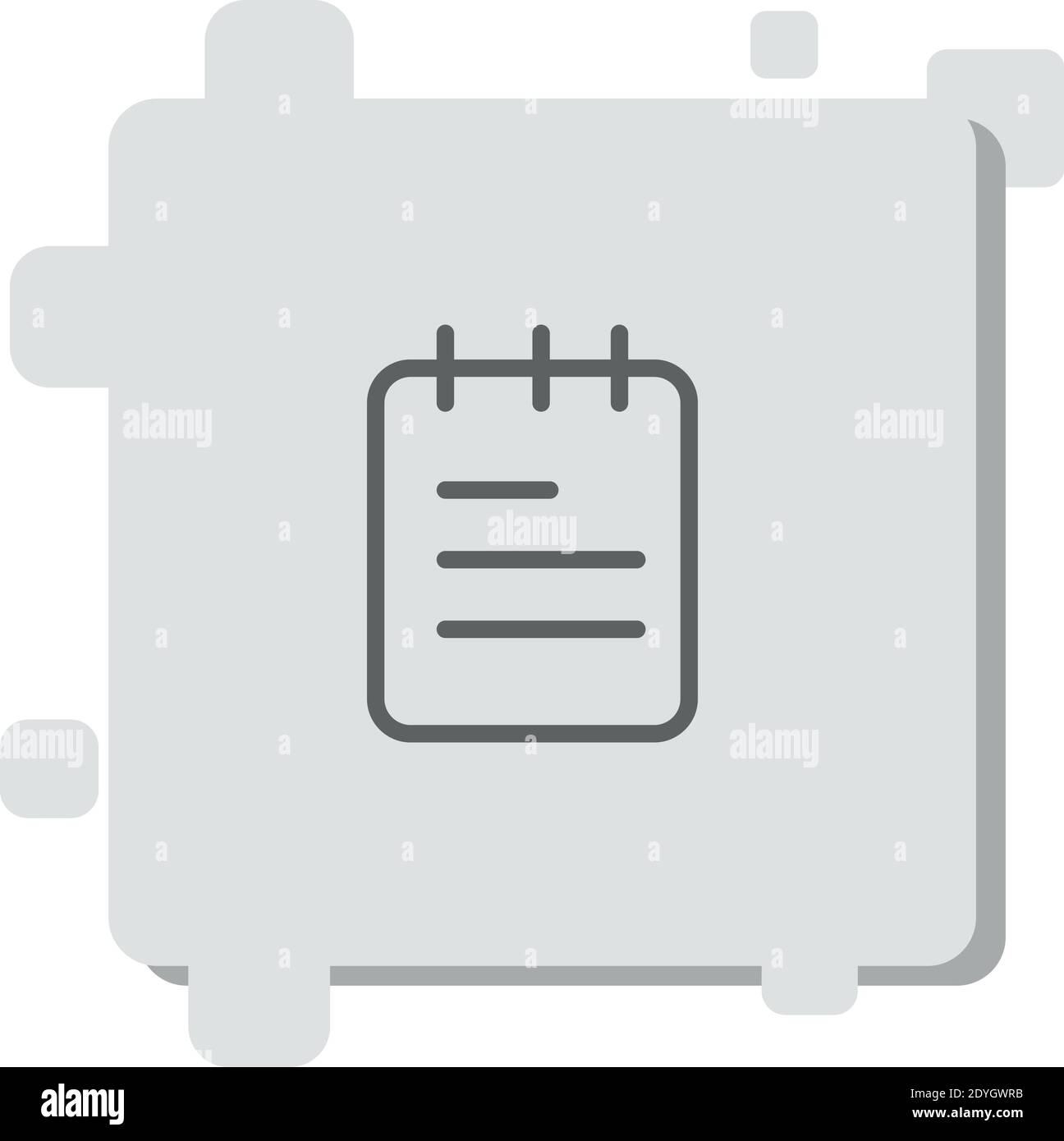 notes vector icon modern simple vector illustration Stock Vector Image ...