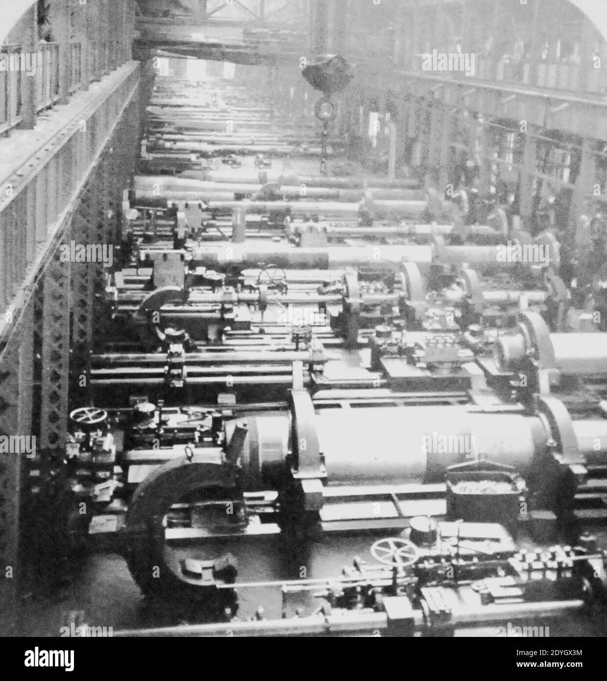 Lathes for gun boring and rifling at Washington Navy Yard, Washington ...