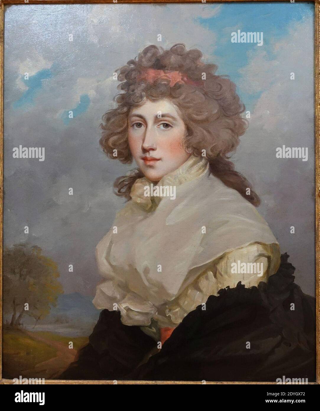 Lady Frances (Lascelles) Douglas by John Hoppner, 1784-1786 Stock Photo ...