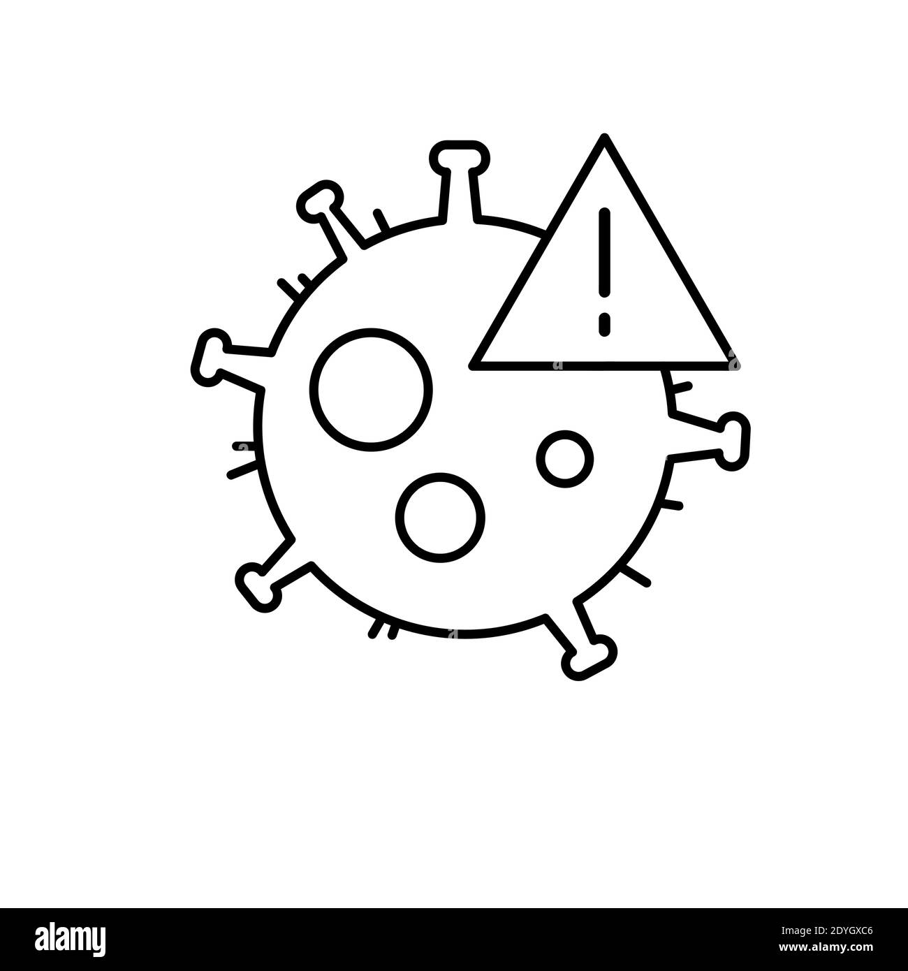 Vibrant colored virus icons. Circle virus icons, symbols. Signs of ...