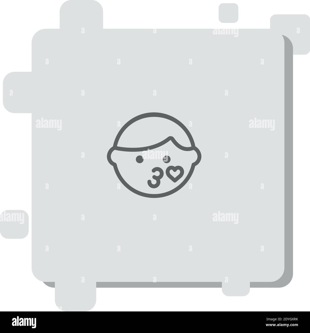 flirty vector icon modern simple vector illustration Stock Vector Image ...