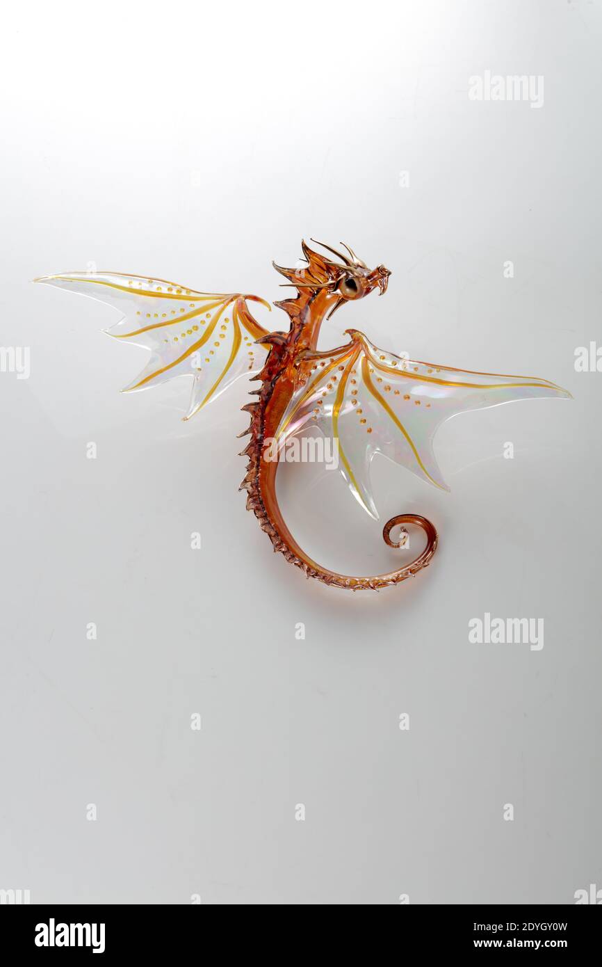 Sandra Young glass artist Stock Photo - Alamy