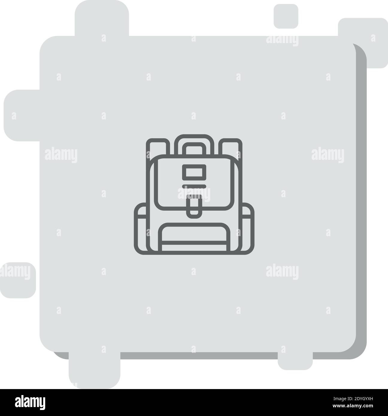school bag vector icon modern simple vector illustration Stock Vector ...