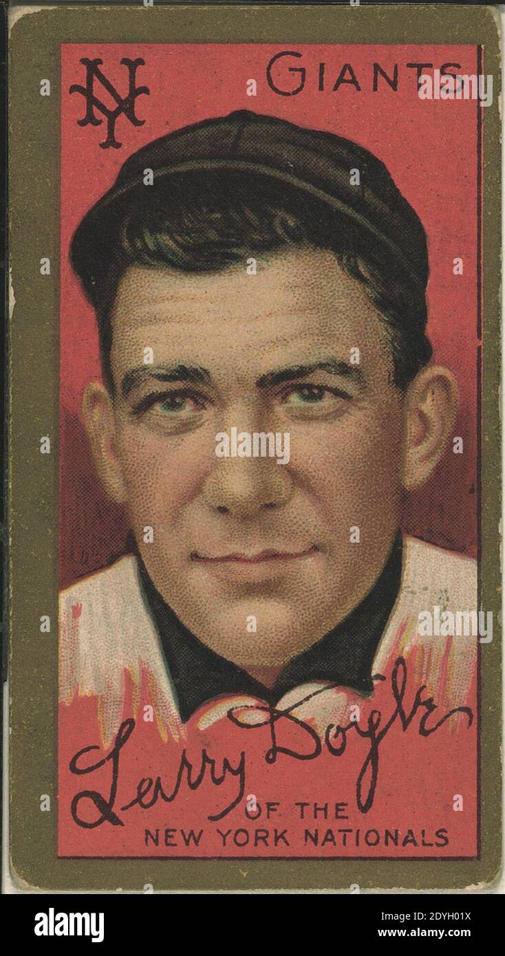 Lawrence Doyle, New York Giants, baseball card portrait Stock Photo - Alamy