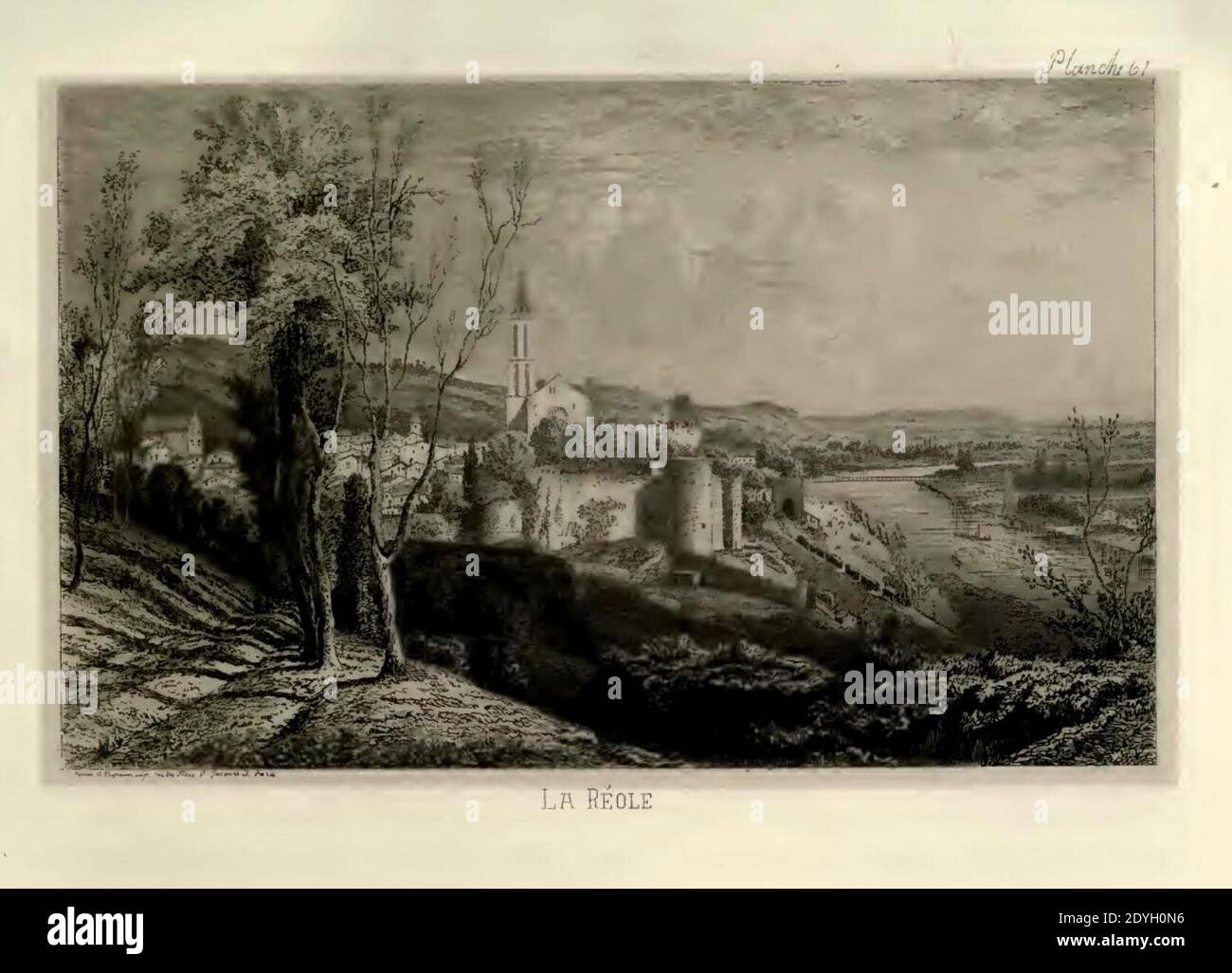 La Réole (Drouyn) a Stock Photo - Alamy