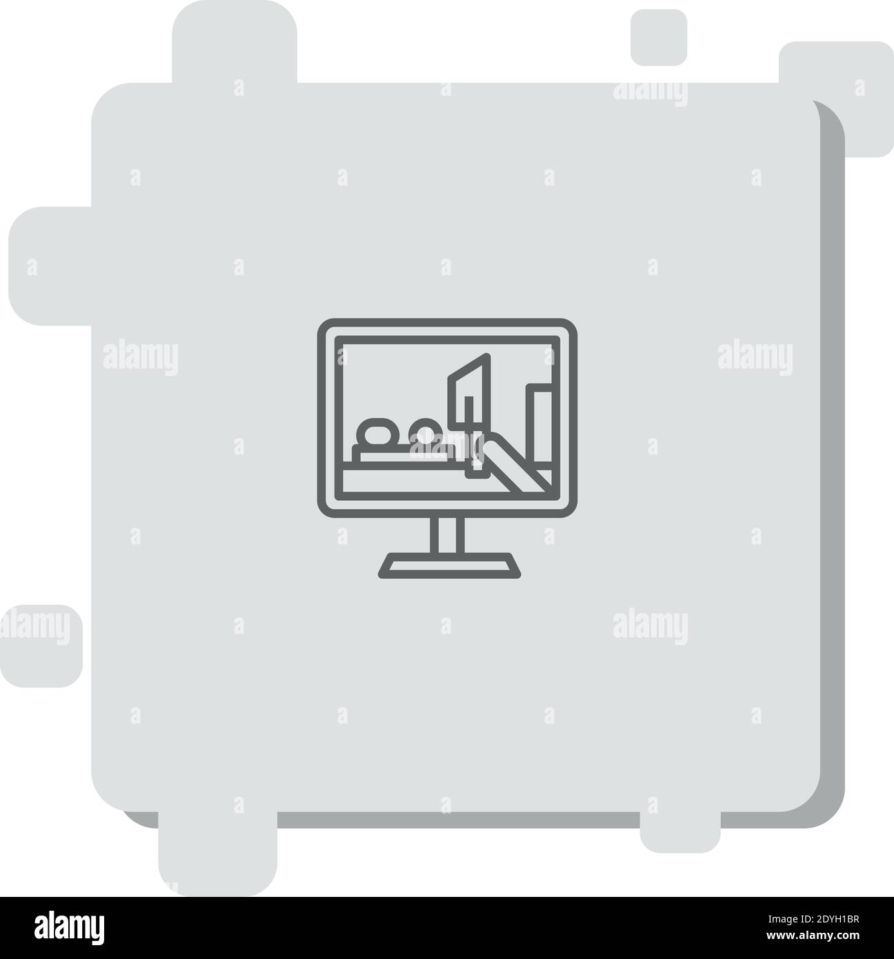 simulator vector icon modern simple vector illustration Stock Vector ...