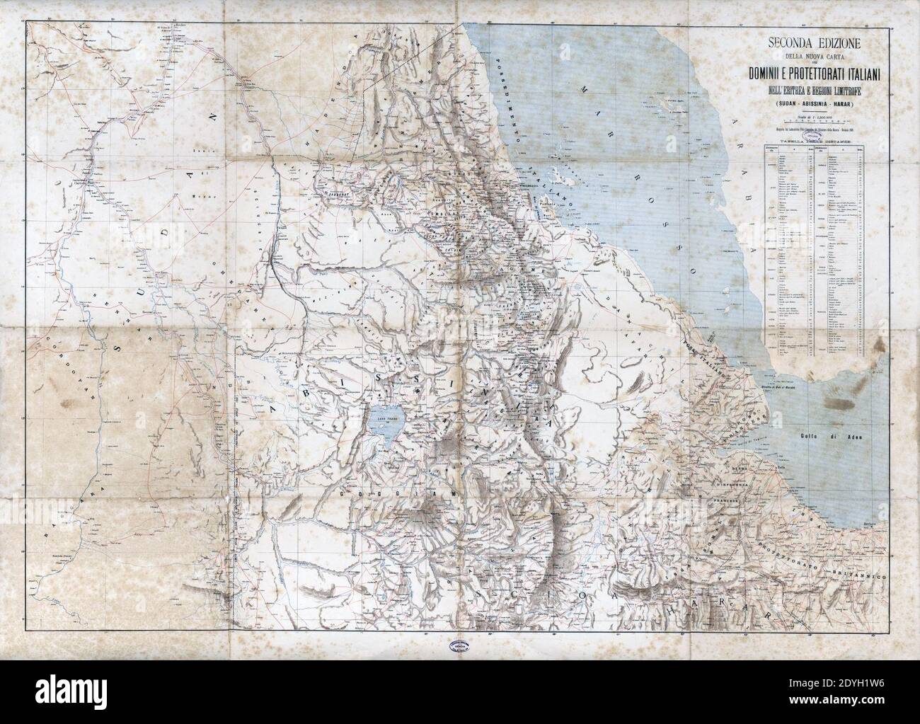 Historical eritrea map hi-res stock photography and images - Alamy