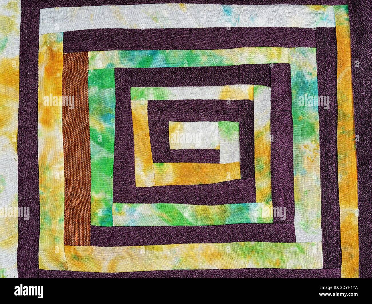 Fragment yellow silk fabric hi-res stock photography and images - Alamy