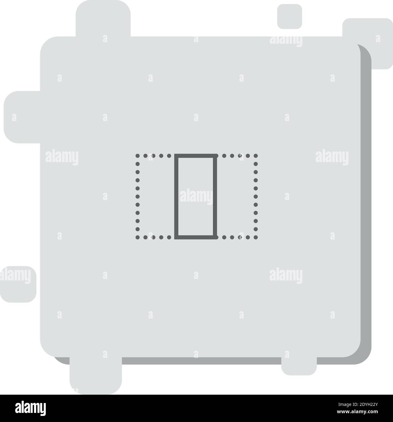 center alignment vector icon modern simple vector illustration Stock ...
