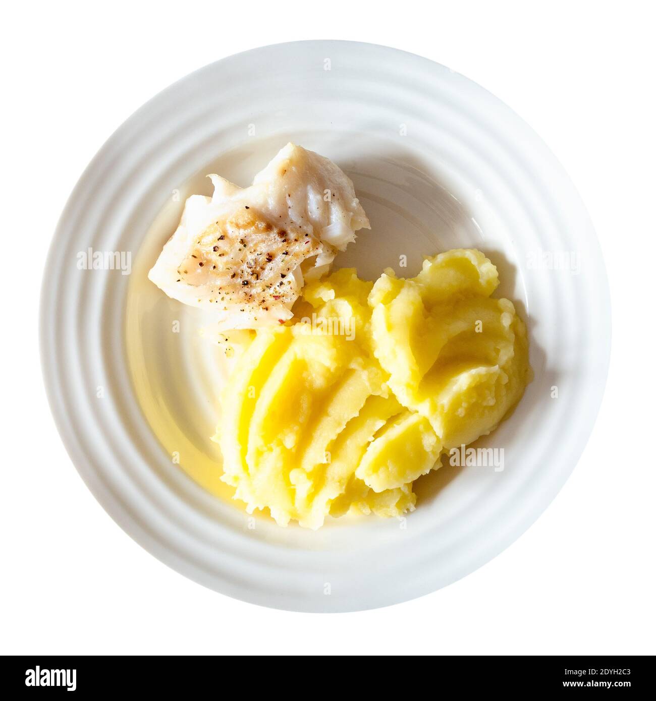 Baked cod mashed potato hi-res stock photography and images - Alamy
