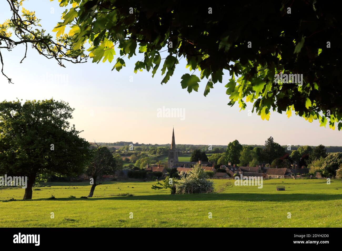 St Nicholas church, Bulwick village, Northamptonshire, England, UK ...