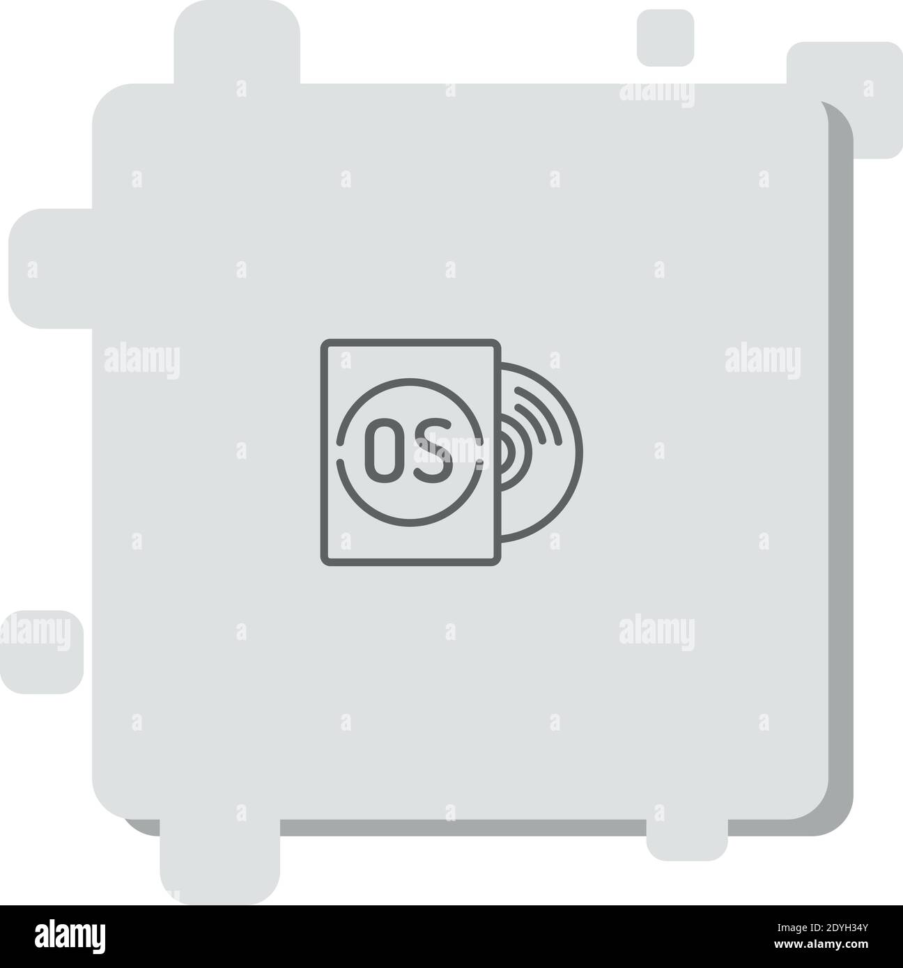 operating system vector icon modern simple vector illustration Stock ...