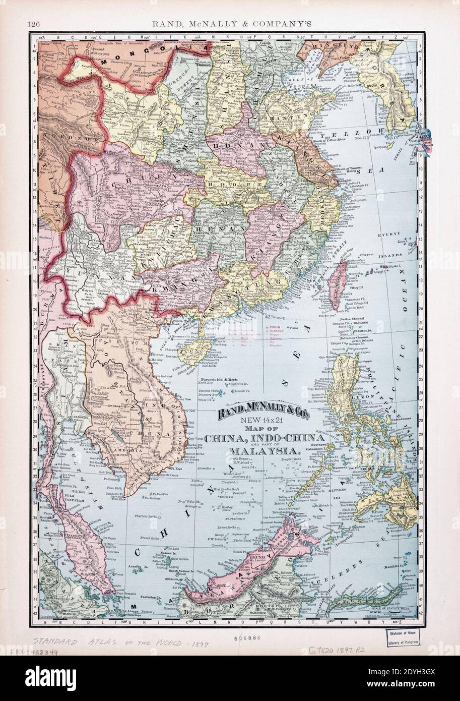 Indochina map hi-res stock photography and images - Alamy