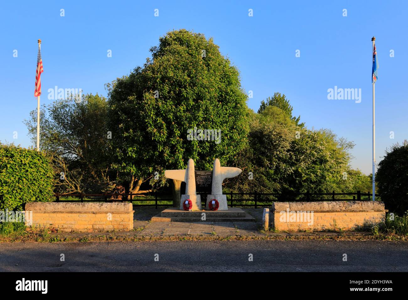 The RAF and USAF Airforces War Memorial at Kings Cliffe Airfield, Kings ...