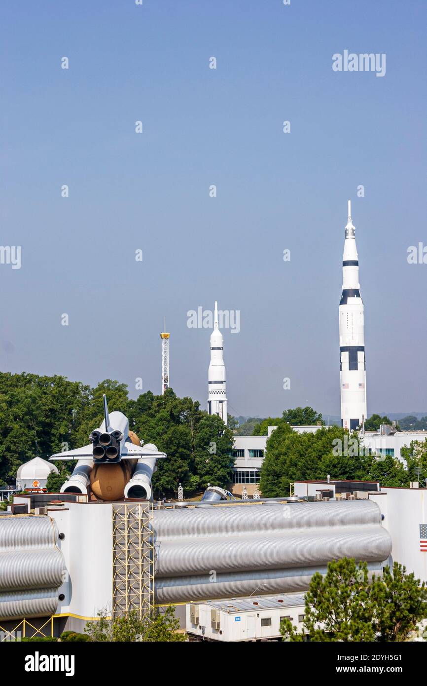 Huntsville Alabama,US Space & Rocket Center centre,Space Camp,outside ...