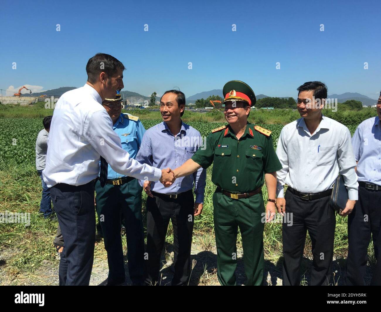 Land Handover Ceremony at Danang Airport (38006542026 Stock Photo - Alamy